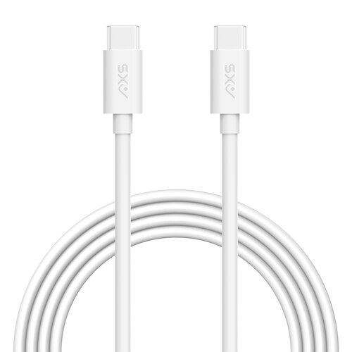 AXS PROCharge USB-C to USB-C Cable White (1.2M)